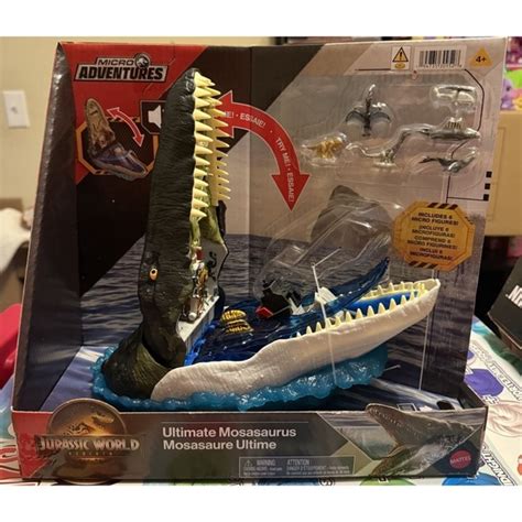 Micro Adventures Toys Jurassic World Rebirth Deluxe Mosasaurus