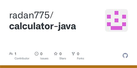 Github Radan775calculator Java