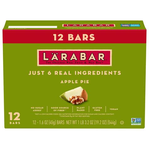 LÄrabar Larabar Apple Pie Gluten Free Vegan Fruit And Nut Bars 12 Ct 12 Ct Shipt