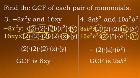 Factoring With Common Monomial Factor Pdf Science