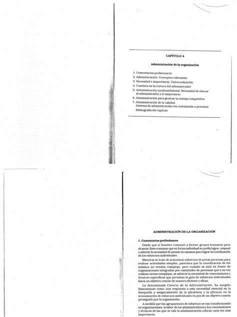 Administracion De La Organizacion De Zuani Introduccion A La