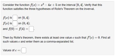 solved consider the function f x x2−4x 5 on the interval