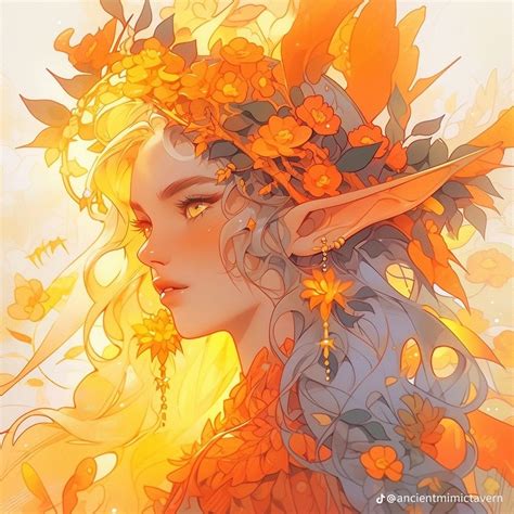 Summer Eladrin In 2025 Dungeons And Dragons Characters Mythical