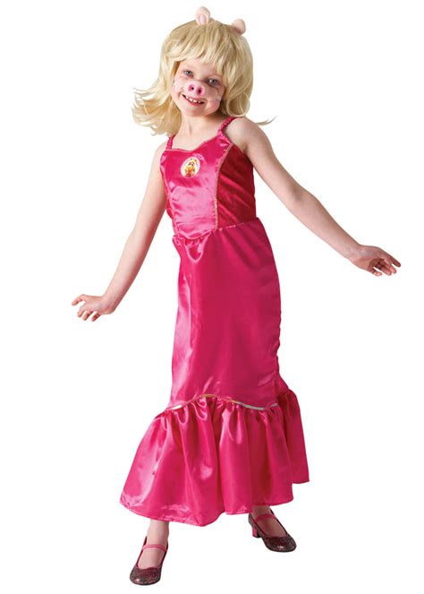 Girls Deluxe Officially Licensed The Muppets Miss Piggy Costume Mega