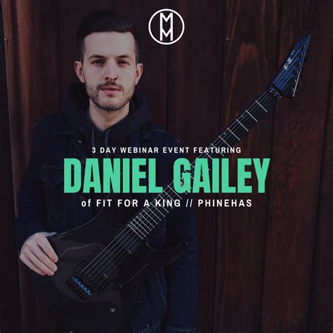 Daniel Gailey Of Fit For A King And Phinehas Musicmentorsonline