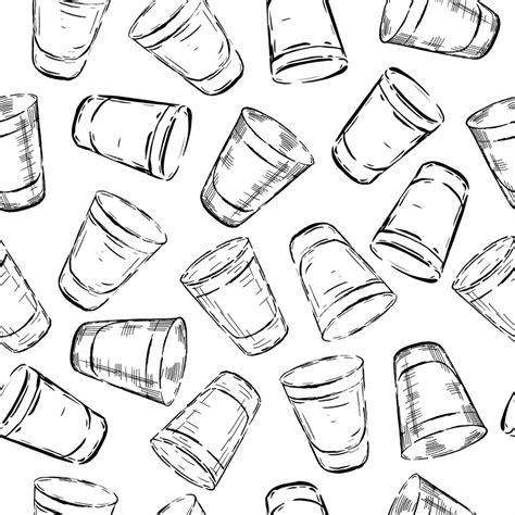 Free Vector Seamless Pattern Of Glasses