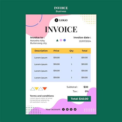 Free Psd Business Solutions Invoice Template