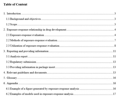 Psehb0608 4 Guideline For Exposure Response Analysis Of Drugs