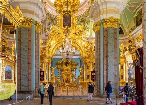 Interior Of The Hermitage Museum With Marble Sculpture And Beautiful