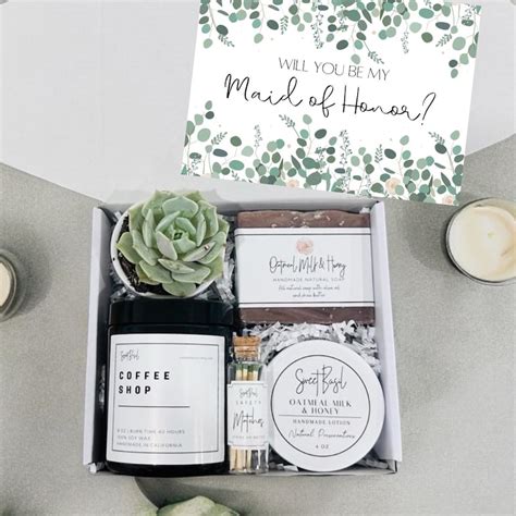 Maid Of Honor Box Etsy