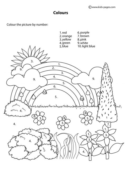 Lets Colour Worksheet