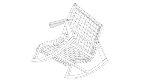 Ralph Rapson Rocker 3d Model Turbosquid 2136069