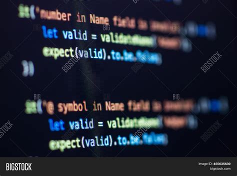 Javascript Lines Code Image Photo Free Trial Bigstock