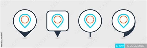 Pin Map Vector Icon Map Pointer Map Markers Stock Vector Adobe Stock