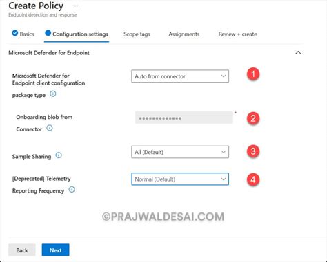Create Endpoint Detection And Response Policy In Intune