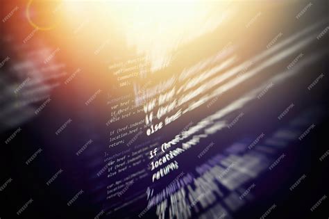 Premium Photo Css Javascript And Html Usage Monitor Closeup Of Function Source Code