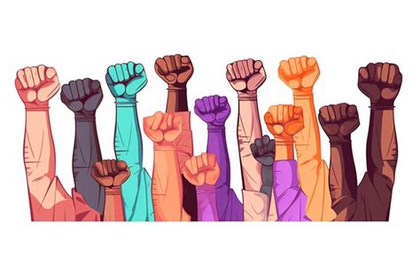 Premium Photo Illustration Of Zero Discrimination Day Hand With