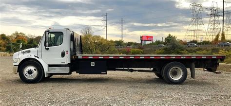 2005 Freightliner M2 106 Medium Duty Flatbed Truck Diesel Cat C7