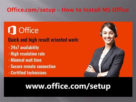 PPT Office Com Setup How To Install MS Office PowerPoint Presentation ID