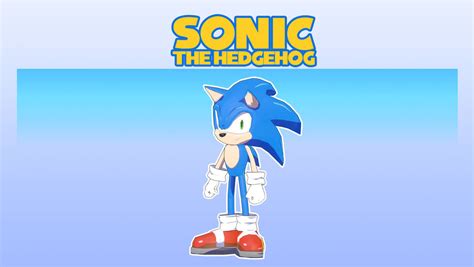 Sonic 3d Rigged Model By Flamelexart On Deviantart