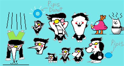 Some Late Night Sprite Doodles Of Spamton Based Off Of Tobys Doodles