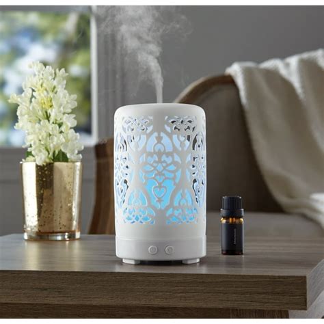 Mainstays Essential Oil Diffuser White Scroll