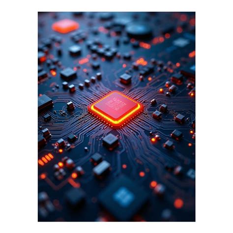 Diamond Art Kits For Adults Microchip Circuit Technology Glow 5d