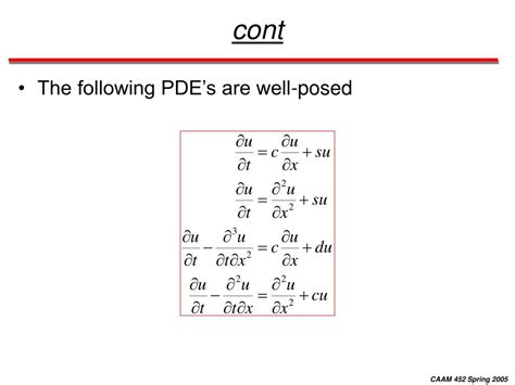 Ppt Numerical Methods For Partial Differential Equations Powerpoint Presentation Id 3330211