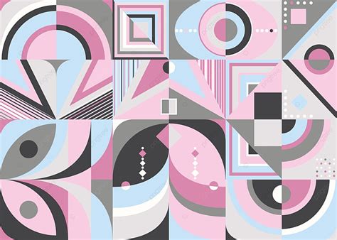 Elegant Pink Geometry Background Geometric Arcs Slash Background