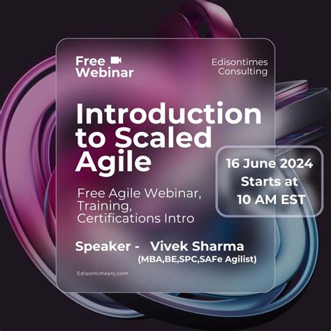 Edisontimes Consulting Llc On Linkedin Scaledagile