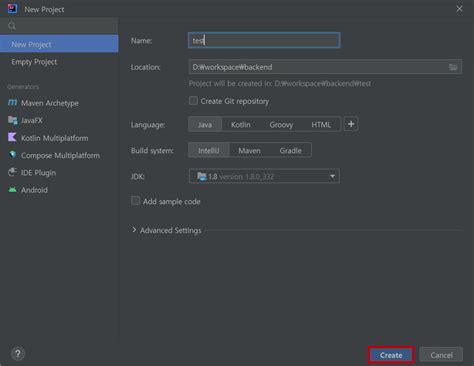 [java] intellij idea community로 java 프로젝트 생성하기