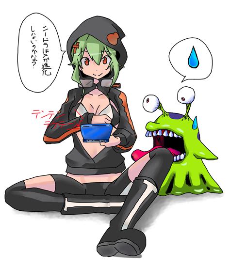 Numemon Shinomiya Rina Digimon Highres Translation Request Bikini