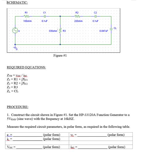 LAB THEVENIN S THEOREM OBJECTIVE To Calculate The Chegg