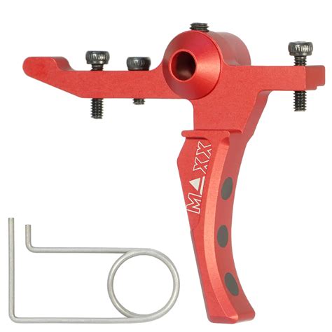 Cnc Aluminum Advanced Speed Trigger Style D Red For Mtw