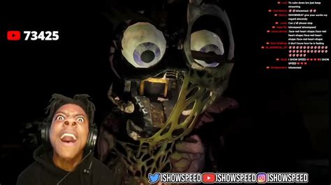Ishowspeed Got Jumpscare By Ruined Chica Twice After Ishowmeat Incident