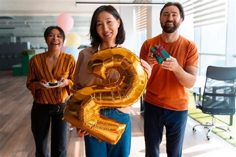 Premium Photo Happy Work Anniversary Celebration