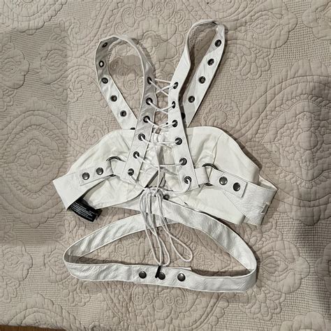 Dolls Kill Darker Wavs Compression Harness Bra Depop