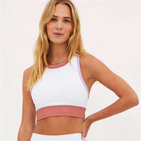 Beach Riot Gwen Top In Fairy Colorblock En