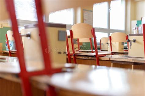 Empty Science Laboratory Classroom Stock Image Image Of Interior