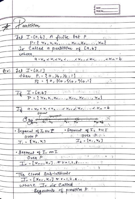 Real Analysis As Per Nep B Sc Third Year Mathematics Handwritten Notes Also Useful And Iit