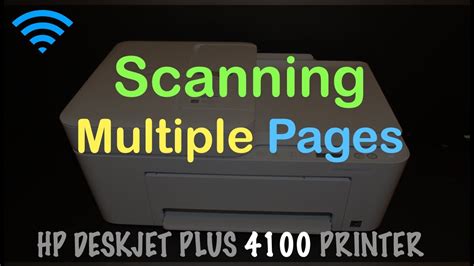Hp Deskjet Plus 4100 Scanning Multiple Pages As A Single Pdf File