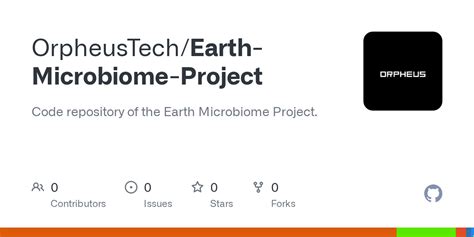 Github Orpheustech Earth Microbiome Project Code Repository Of The Earth Microbiome Project