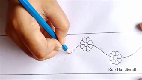 Drawing Tutorial 21 Simple Borderline Design Drawing For Dresses By Rup Designs To Draw