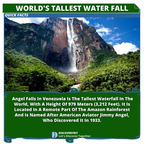 Discover Angel Falls The Worlds Tallest Waterfall How Tall Is Angel