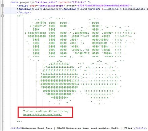 Mark Ahnell On Linkedin Did A Viewsource On A Flickr Page Today 1