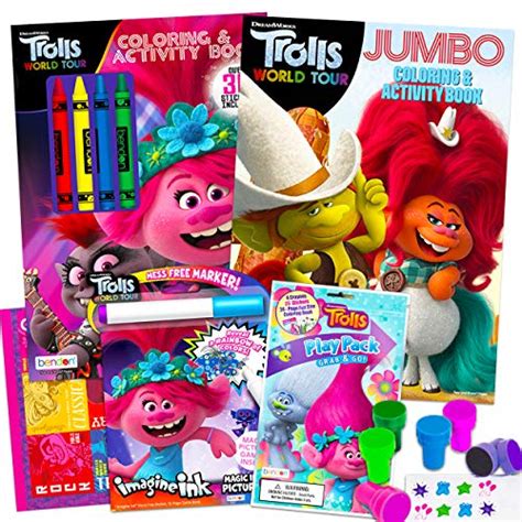 Trolls World Tour Dreamworks Trolls Coloring And Activity Set Ultimate