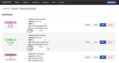 Lack Of Ipv6 Connectivity On Second Bridged Network Network And Wireless Configuration
