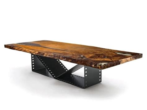 桌子 Kauri Ciak By Riva 1920 Rectangular Table Coffee Table Decor