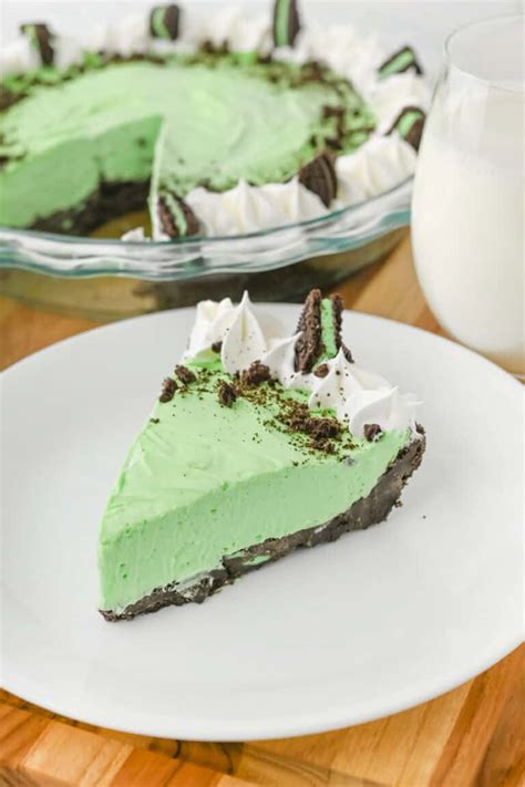 Frozen Grasshopper Pie Easy No Bake Recipe
