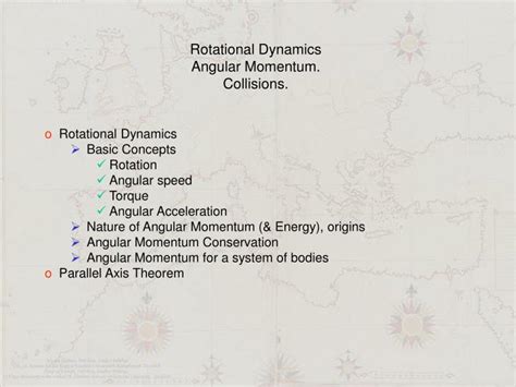PPT Rotational Dynamics Angular Momentum Collisions PowerPoint Presentation ID